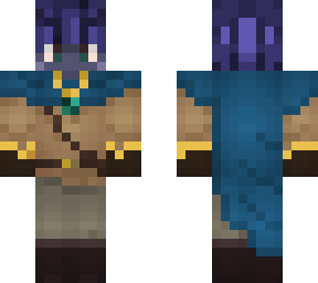Draft Dark Elf Skin | Minecraft Skin