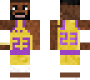 lebron james lakers 23 fixed | Minecraft Skin