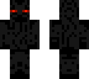 Red eyed enderman | Minecraft Skin