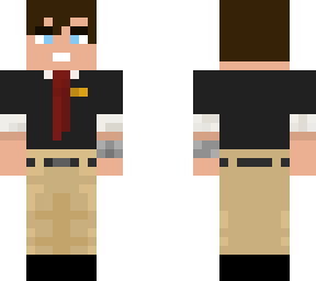 Sandy Talking in Suit | Minecraft Skin
