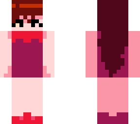 fnf girlfriend | Minecraft Skins