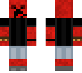Casual Gaming Creeper red | Minecraft Skin