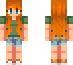ginger girl | Minecraft Skins