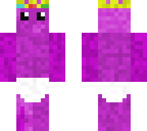 Royal purple diaper man | Minecraft Skin