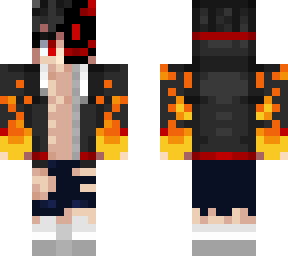 Aaron (Half Demon) | Minecraft Skin