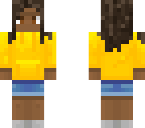Hoodie and jorts (variant) | Minecraft Skin