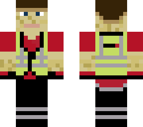 Swiss Port Ground Crew skin. | Minecraft Skin
