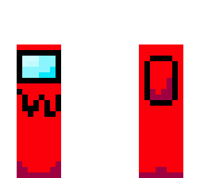 among us red (imposter) | Minecraft Skin