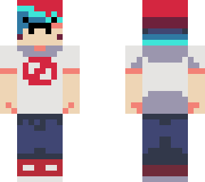 Boyfriend [Another Friday Night] | Minecraft Skin