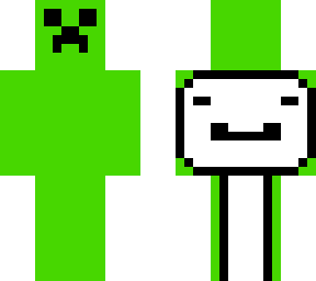 dream creeper edition fixed | Minecraft Skin