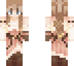 pirate girl neck fixed | Minecraft Skin