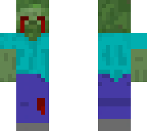 damaged Zombie | Minecraft Skin