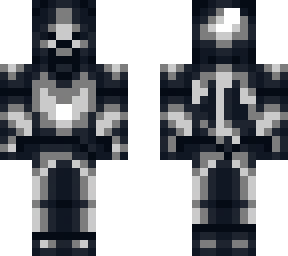 Glass Obsidian Steve | Minecraft Skin