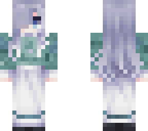 long skirts and blouse girl | Minecraft Skin