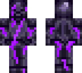 Obsidian Steve | Minecraft Skin