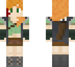 Rouge BPS Alex (Alex and Steve Adventures Style) | Minecraft Skin