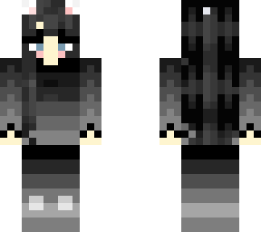 black fox hybrid | Minecraft Skin