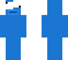 goofy blue guy | Minecraft Skin