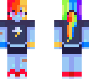 rainbow dash | Minecraft Skin