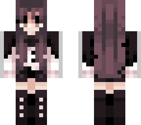 sleepy goth girl | Minecraft Skin