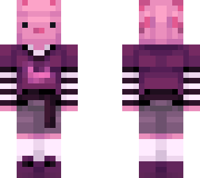 Astrid - Neon Axolotl Gamers | Minecraft Skin