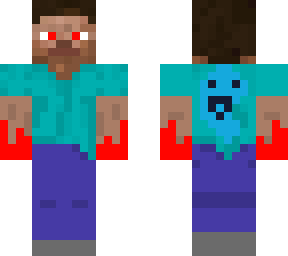 evil steve | Minecraft Skin