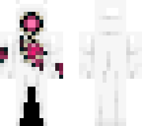 Pink skulk infected cultist | Minecraft Skin