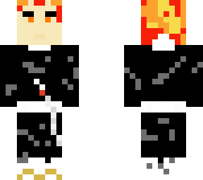 rengoku demon slayer | Minecraft Skin