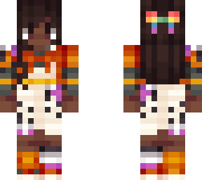 DarkEyebrows Orange Ocelots MCC Pride | Minecraft Skin