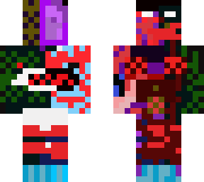 half robot | Minecraft Skins