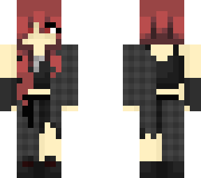 Mineville Goth Girl - Mineville High School RP | Minecraft Skin