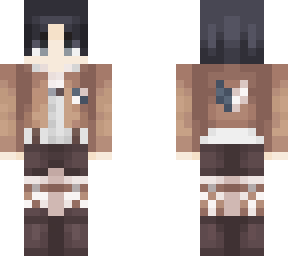 Attack on Titan - Captain Levi - S1 | Minecraft Skin
