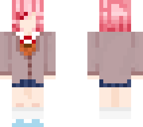chibi natsuki doki doki literature club | Minecraft Skin
