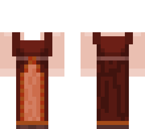 Copper Tudor Dress Variant 2 | Minecraft Skin