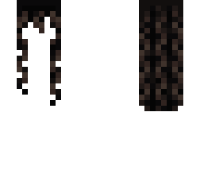Long Curls HB Black | Minecraft Skin