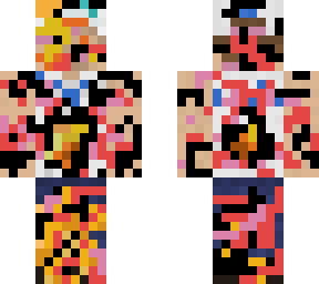 Burned One Piece Marine | Minecraft Skin