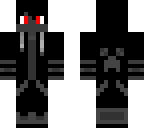 dark Eystreem with dark grey skin | Minecraft Skin