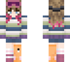 Fish Leg - Orange | Minecraft Skin