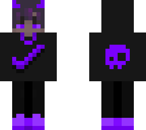 Purple Devil Guy | Minecraft Skin