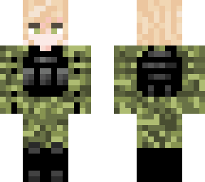 military girl | Minecraft Skins
