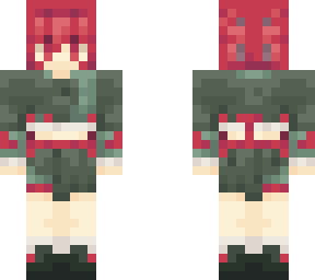 Kasane Teto - VOICESPEAK V2 | Minecraft Skin