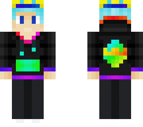 Rainbow King NBK | Minecraft Skin