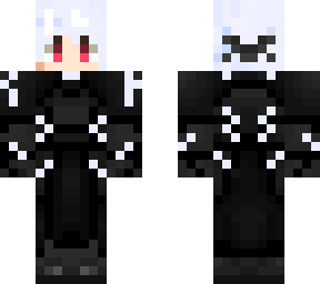 sharpness white hair 2.0 | Minecraft Skin