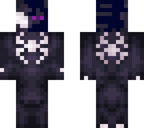 Spider-Man black suit with enderman | Minecraft Skin