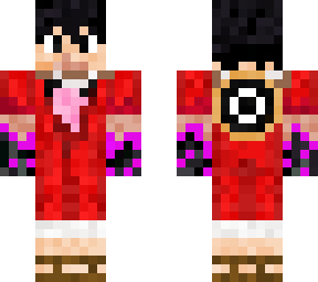 The Final product of the Katukuri Vs. Luffy Fight | Minecraft Skin