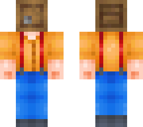 Barrel Man Jim #Block series# | Minecraft Skin