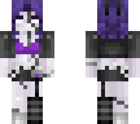 Cherry The Void Demon PUNK | Minecraft Skin