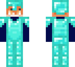 Dude with diamond armor | Minecraft Skin