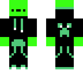 Green Gamer Blob | Minecraft Skin