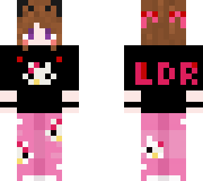 LDR (lana del rey) skin w hello kitty | Minecraft Skin